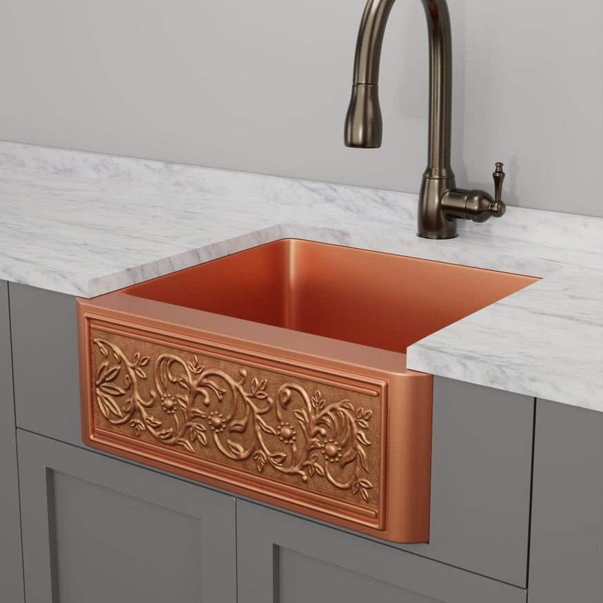 Copper Kitchen Sinks | Farmhouse, Undermount & Drop-In | Magnus ...